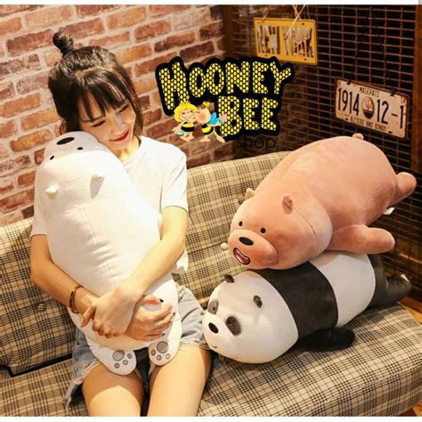 Jual Beruang Boneka Miniso Boneka We Bare Bears Large Big Size Lying