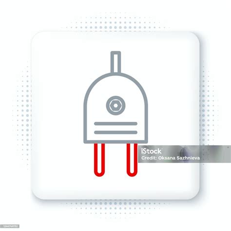 線電插頭圖示隔離在白色背景上電源的連接和斷開的概念五顏六色的大綱概念向量向量圖形及更多互聯網圖片 互聯網 便攜式資訊設備 剪裁圖