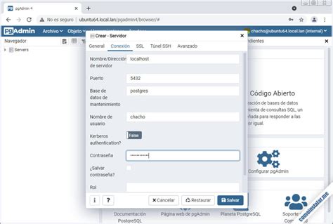 Cómo instalar pgAdmin en Ubuntu 18 04 LTS 2022 Paso a paso