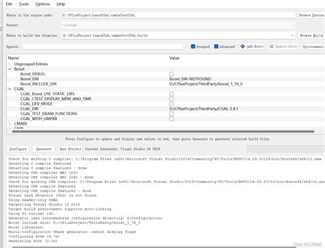Ccgal与boost集成开发：cmake配置指南 Csdn博客