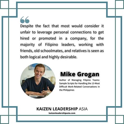 Mike Grogan 🇵🇭 On Linkedin Kaizen Leadership Culture 10 Comments