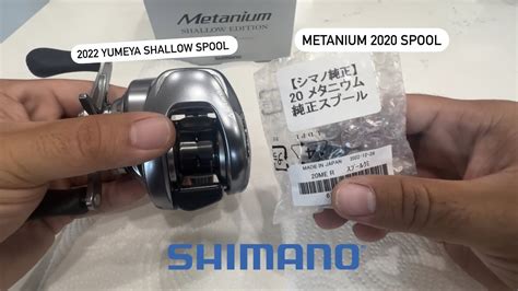 Top End Reels Shimano 22 Metanium Shallow Spool Edition Vs Metanium