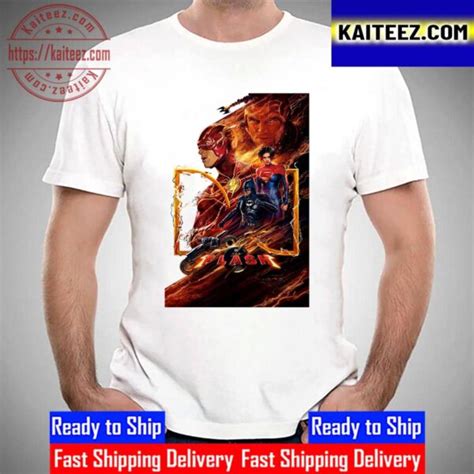 Official Dolby Cinema Poster For The Flash Worlds Collide Vintage T