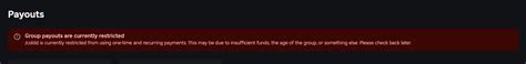 Group Payouts Broken Platform Usage Support Developer Forum Roblox