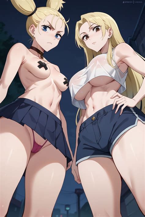 Rule 34 2girls Ai Generated Blonde Hair Blue Eyes Breasts Brown Eyes