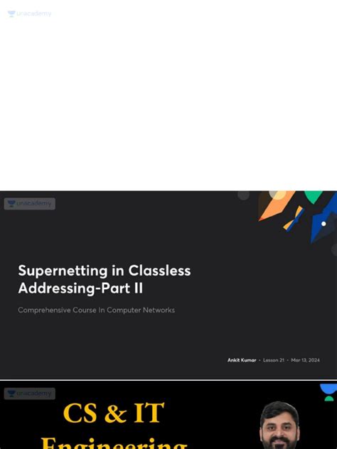 Supernetting In Classless Addressingpart Ii With Anno Pdf