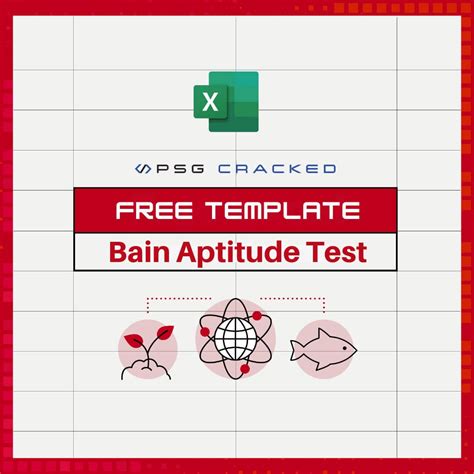 Free Excel Template For Bain Aptitude Test Psg Cracked