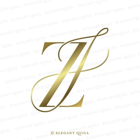 Script Logo Jz Initials Script Logo Initials Script