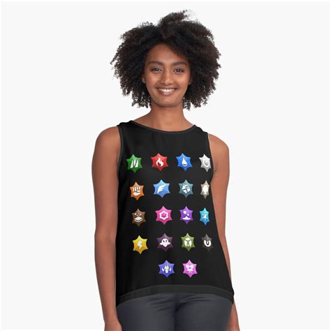 Tera Type Icons Poster For Sale By Biochao Redbubble