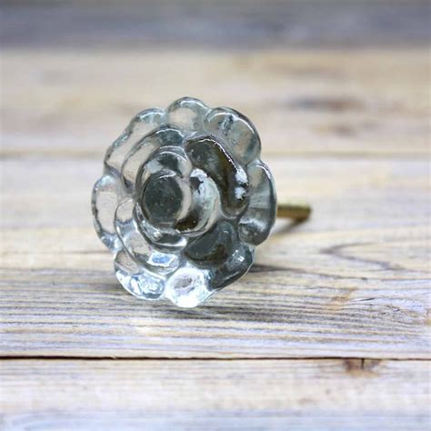 Glass Flower Drawer Knobs At John Wardle Blog