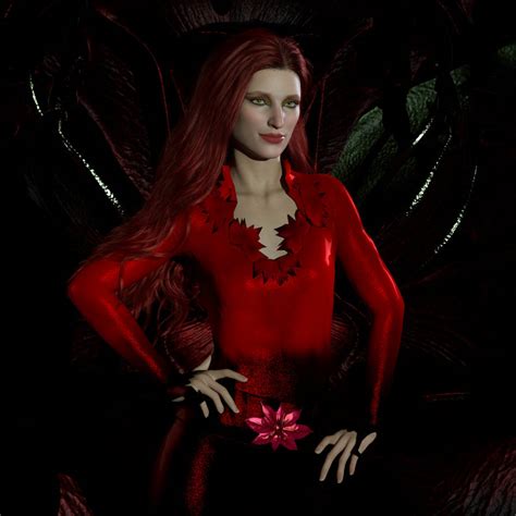 Poison Ivy Red Catsuit G8f Outift By Ivlover On Deviantart