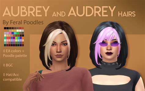 Feral Poodles Sims Sims 4 Mm Cc Sims 4 Cc Packs Sims 2 Los Sims 4 Mods Two Toned Hair Pelo