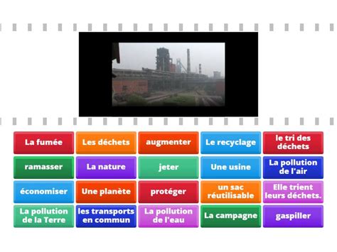 Vocabulaire De Lenvironnement Trova Le Corrispondenze