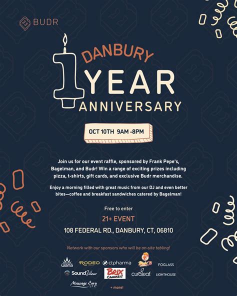 Budr Danburys One Year Anniversary Budr Cannabis