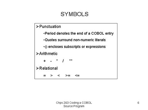 CODING A COBOL SOURCE PROGRAM See Prelab Cob