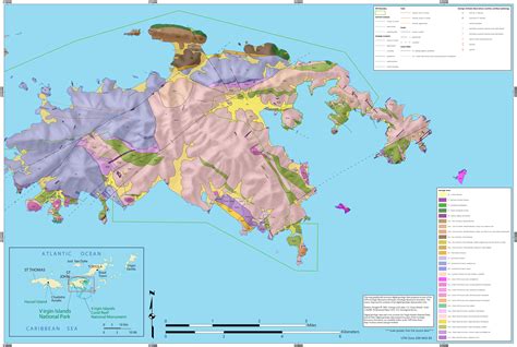 Virgin Islands Map Islands Virgin Map Usvi States United St Thomas