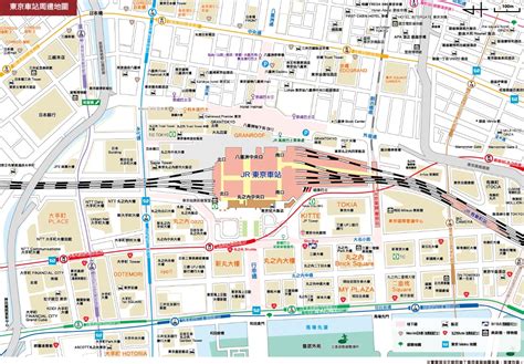 東京車站周邊地圖 噗舞食遊記