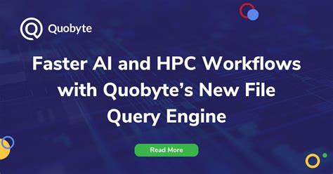 quobyte on linkedin faster ai and hpc workflows with quobyte s new