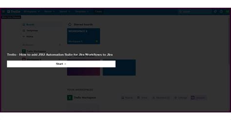 Trello How To Add Jsu Automation Suite For Jira Workflows To Jira