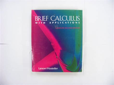 Buy Brief Calculus With Applications Book Online At Low Prices In India