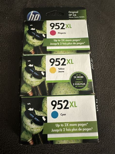 HP 952XL Cyan Yellow Magenta Combo Deal Ink Cartridges SEE PICS FOR
