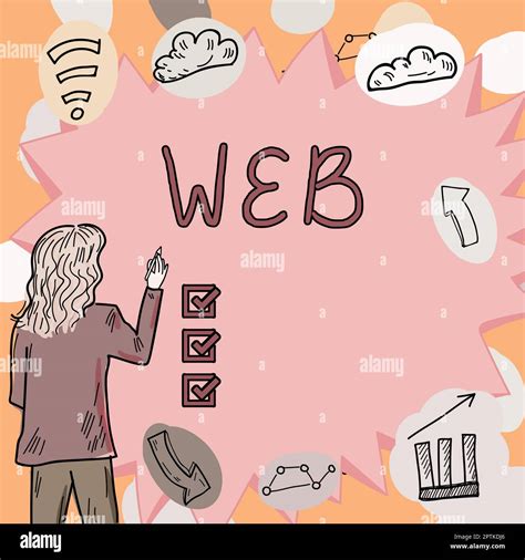 Écriture Affichage De Texte Web Business Concept Système De Serveurs