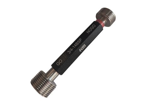 34 14 Bsp Thread Plug Gauge For Tapered Pipe Thread Measurement