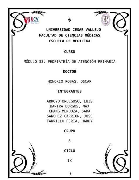 Docx Caso Clinico Querion De Celso En Pediatria Dokumentips