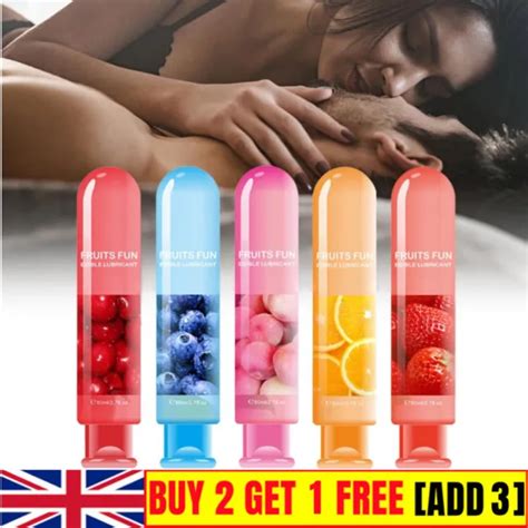 Edible Fruit Flavor Adult Lubricant Gel Edible Oral Sex Sexual Massage