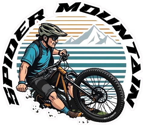 자전거 스티커 거미산