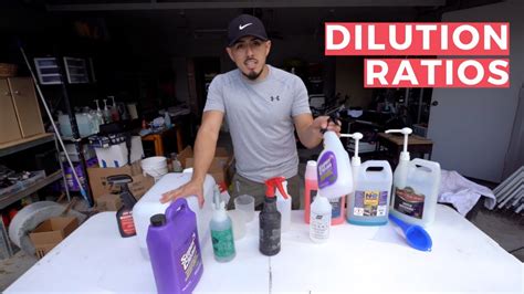 How To Dilute Detailing Products 10 1 4 1 Dilution Ratio Guide