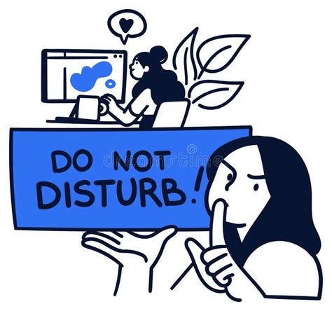 Productive Work Flow Workplace Vector Illustration Stock Vector