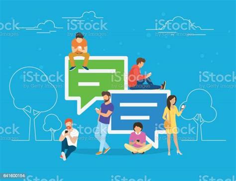 에 대 한 코멘트 Anf 응답 개념 설명 음성 거품 소셜 네트워킹에 대한 스톡 벡터 아트 및 기타 이미지 소셜 네트워킹 청년 성인 스마트폰 Istock