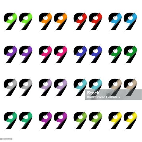 종이 컷 번호 아흔 아홉 99 흰색 배경에 고립 된 사실적인 3d 멀티 레이어 종이 절단 효과 알파벳 문자 글꼴의 그림입니다 생일 또는 결혼식 인사말 디자인을위한 장식 요소