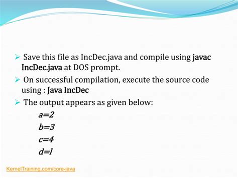 Core Java Introduction Basics Free Course Ppt Free Download