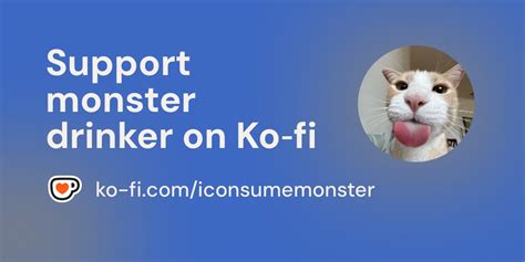 Support Monster Drinker