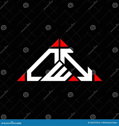 Cwi Letter Logo Creative Design With Vector Graphic Stock Vector