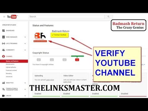 How To Verify Your Youtube Account Verify Your Youtube Channel 2017 Updated YouTube