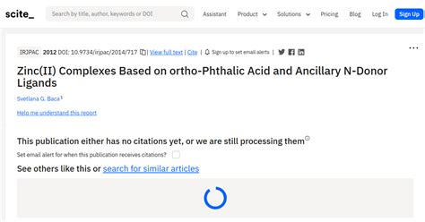 Zincii Complexes Based On Ortho Phthalic Acid And Ancillary N Donor