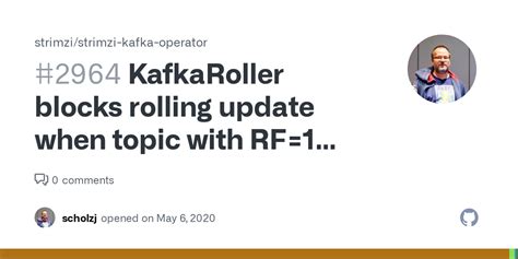 Kafkaroller Blocks Rolling Update When Topic With Rf1 And Min Isr2