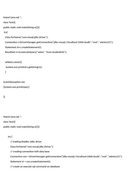 Netbean Jdbc Connectivity Pdf