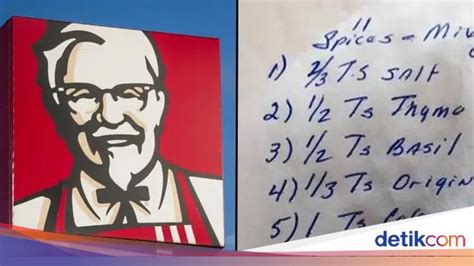 Kfc Fried Chicken Secret Recipe Has Been Leaked Heres The Secret