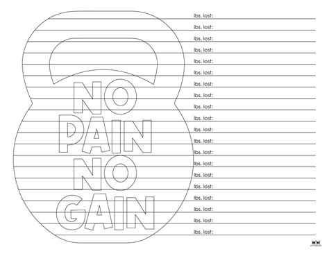 Weight Loss Trackers 29 Free Printables Printabulls