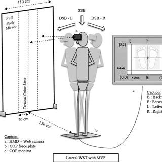 Experimental Setting Of Lateral WST With MVF HMD Head Mounted