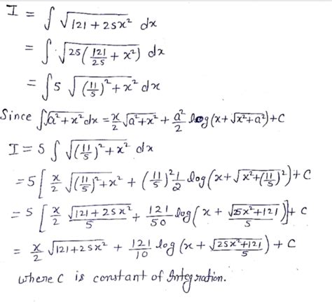 [solved] Use The Special Integration Formulas Theorem 8 2 Integration