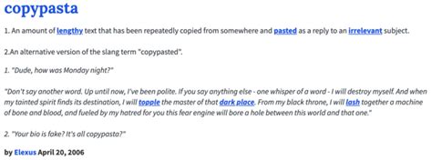 Copypasta Meaning Decode Internet Slang SLANGINFO