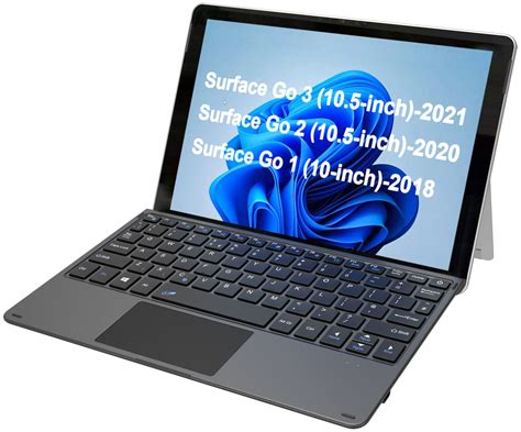 Buy ArteckMicrosoft Surface Go Type Cover Ultra Slim Portable Bluetooth Wireless Keyboard With