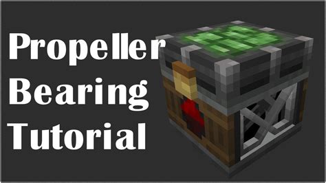 How To Use The Propeller Bearing From Clockwork Youtube