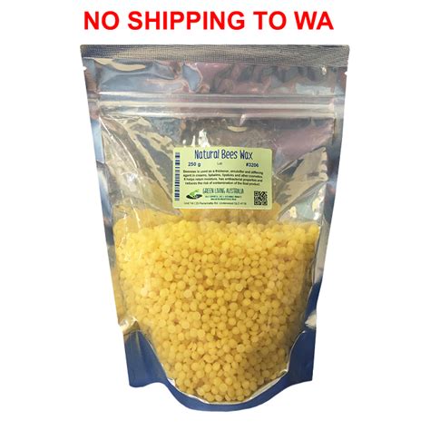 Green Living Australia Natural Bees Wax 250g Go Vita Ballarat