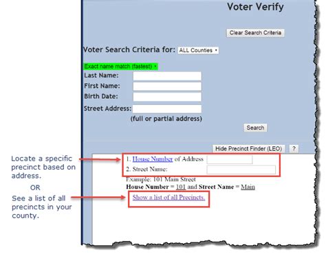 How To Locate A Precinct Using Precinct Finder